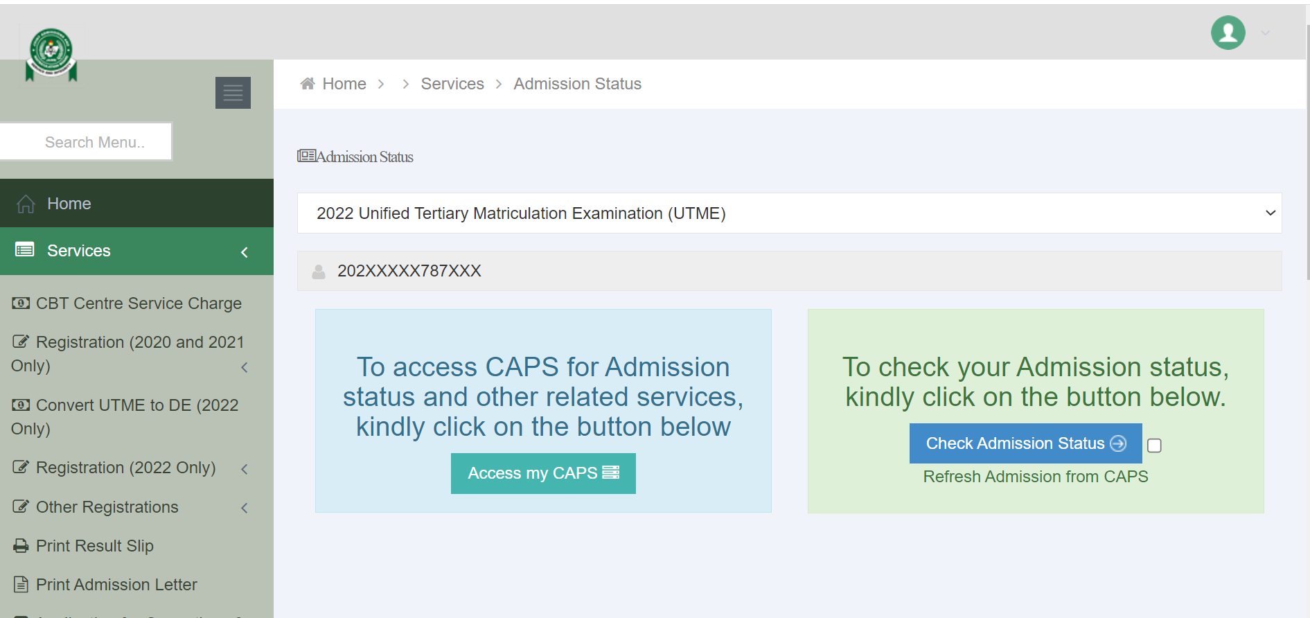 JAMB CAPS 2022/2023 Portal Link | How to Login